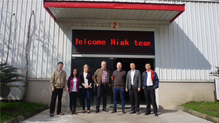 瑞典HIAK公司到访村田 - 四川村田机械制造股份有限公司